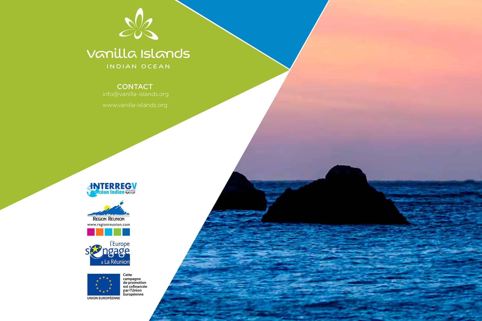 Cruise port facilities in the vanilla islands of indian ocean