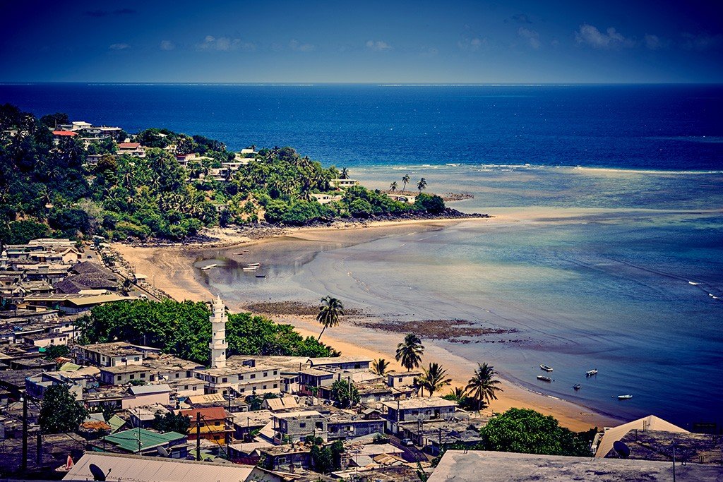 Mayotte in the indian ocean Vanilla islands. Comoros archipelago